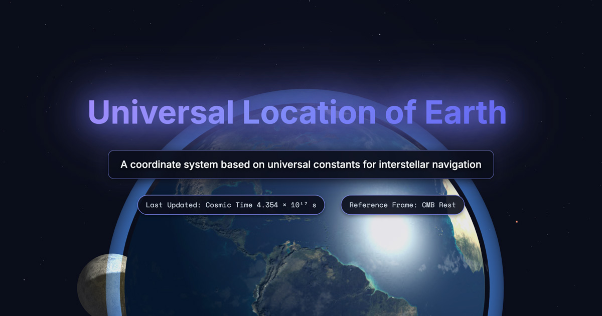 Find Planet Earth - Universal Location & Navigation Guide | Find Our Earth